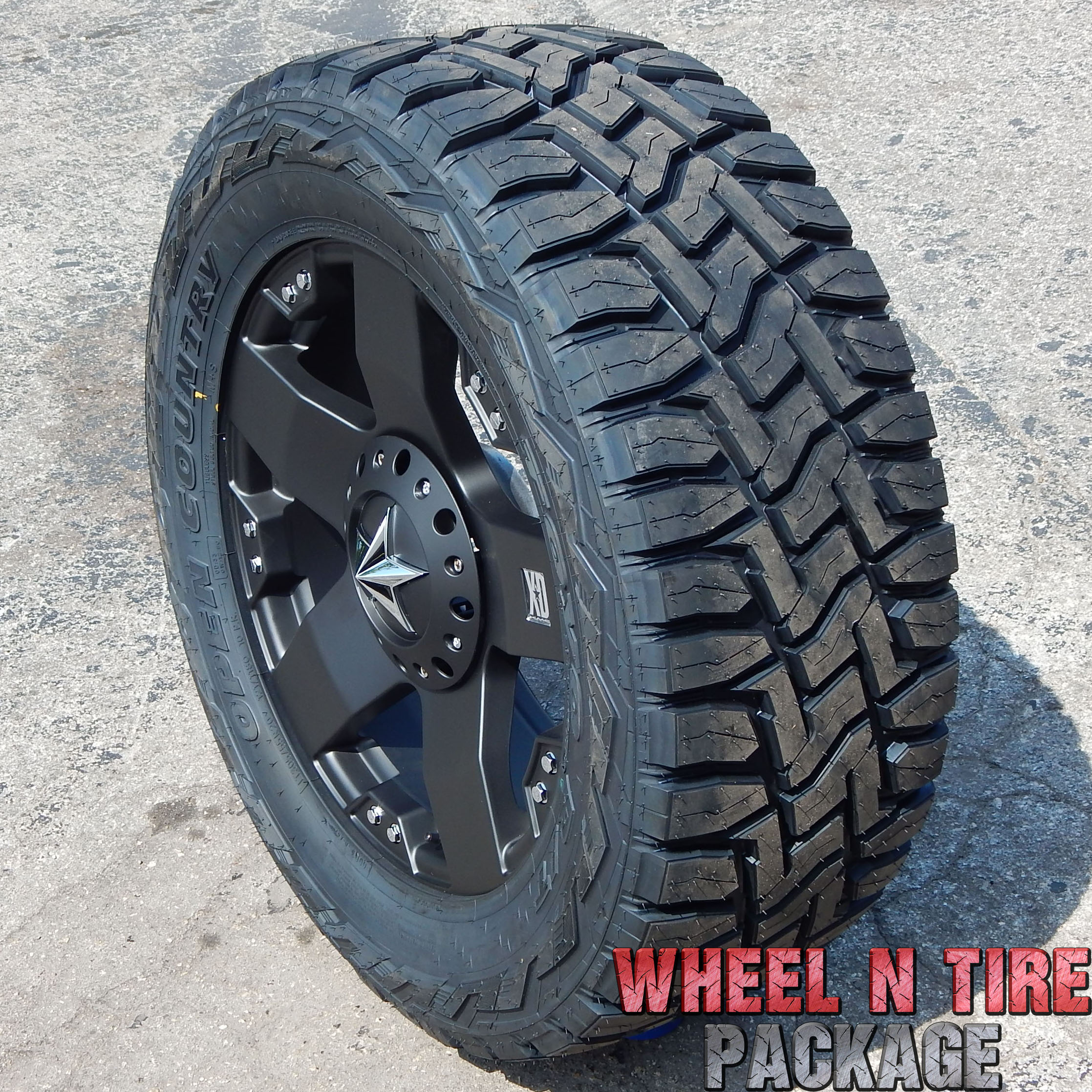 Find 20" BLACK XD ROCKSTAR WHEELS RIMS 33x12.50 TOYO R/T TIRES ...
